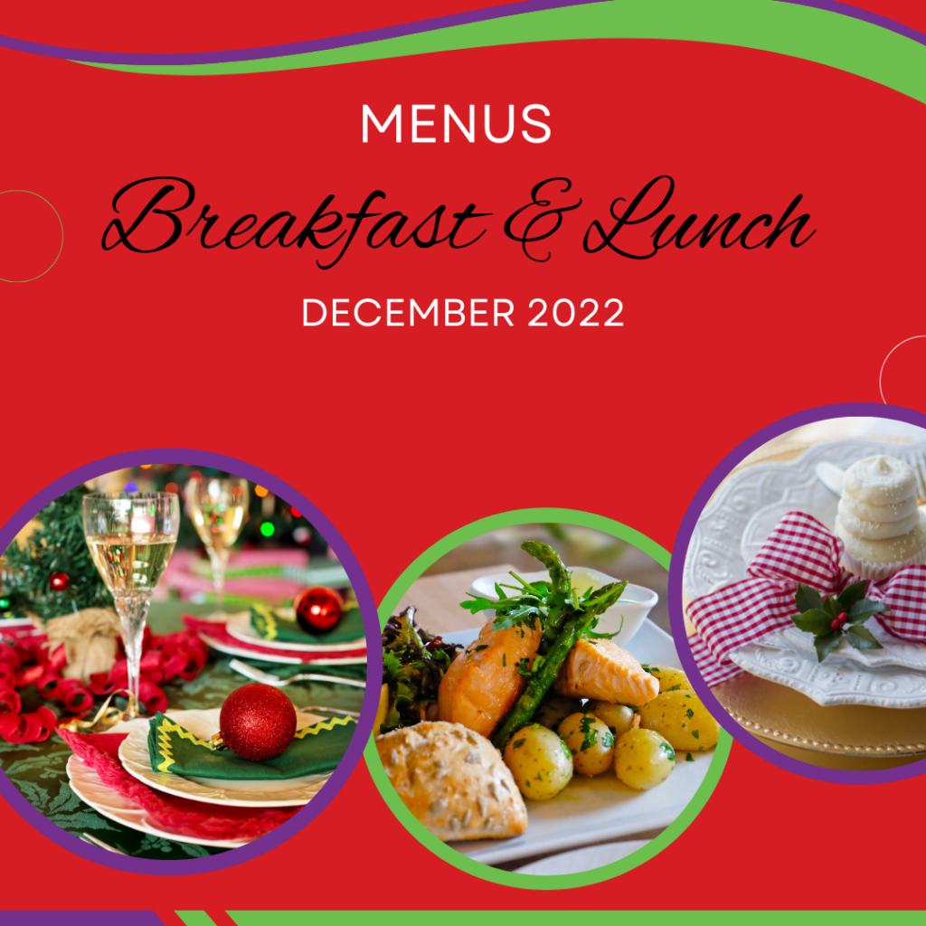 December 2022 Meal Menus Girls Global Academy Public Charter School
